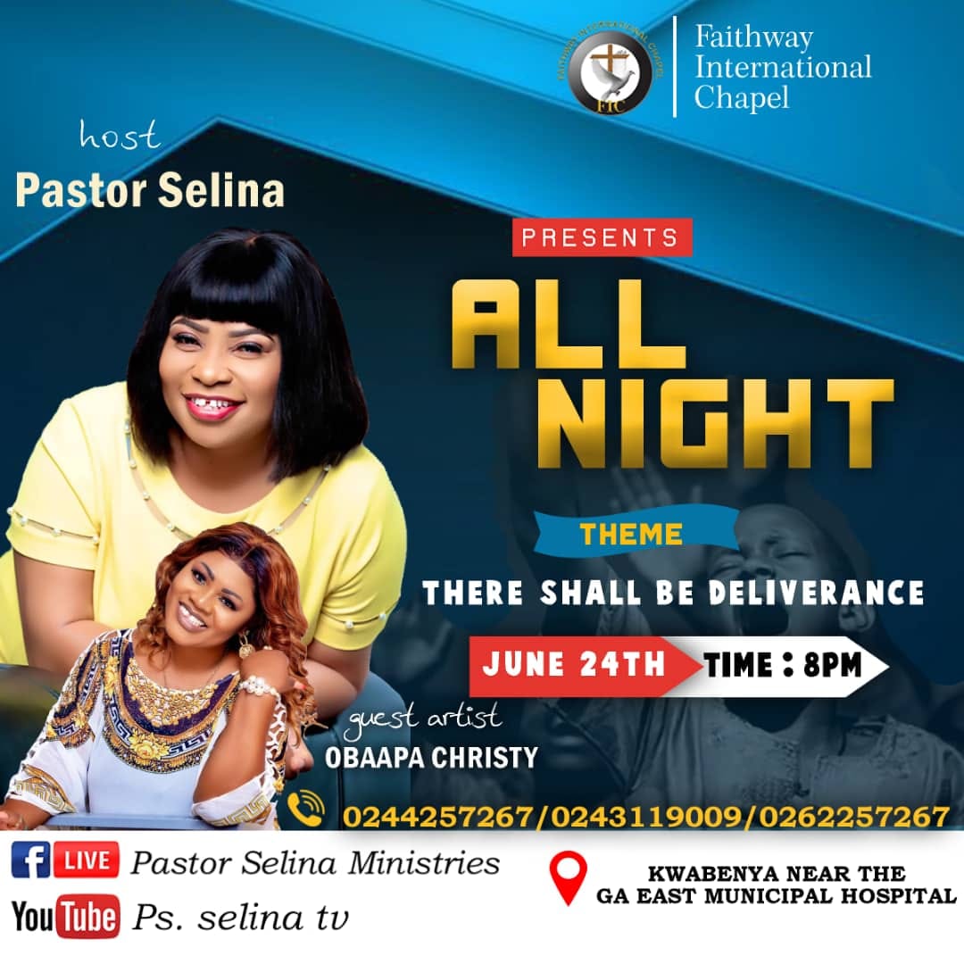 BELIEVERS ALL NIGHT SERVICE - Pastor Selina Ministries